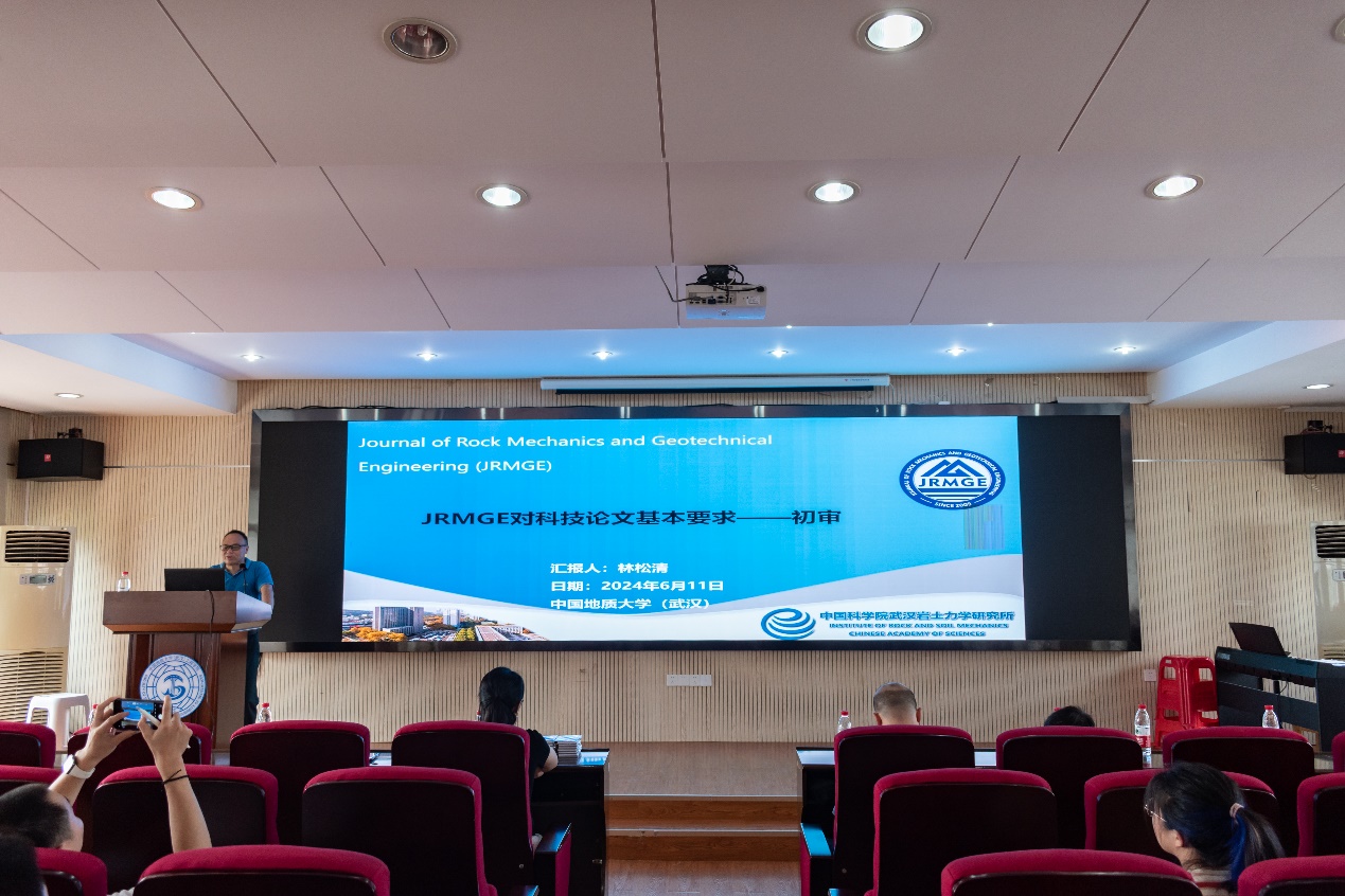 Journal of Rock Mechanics and Geotechnical Engineering编辑部林松清社长和高强责任编辑做客 ...